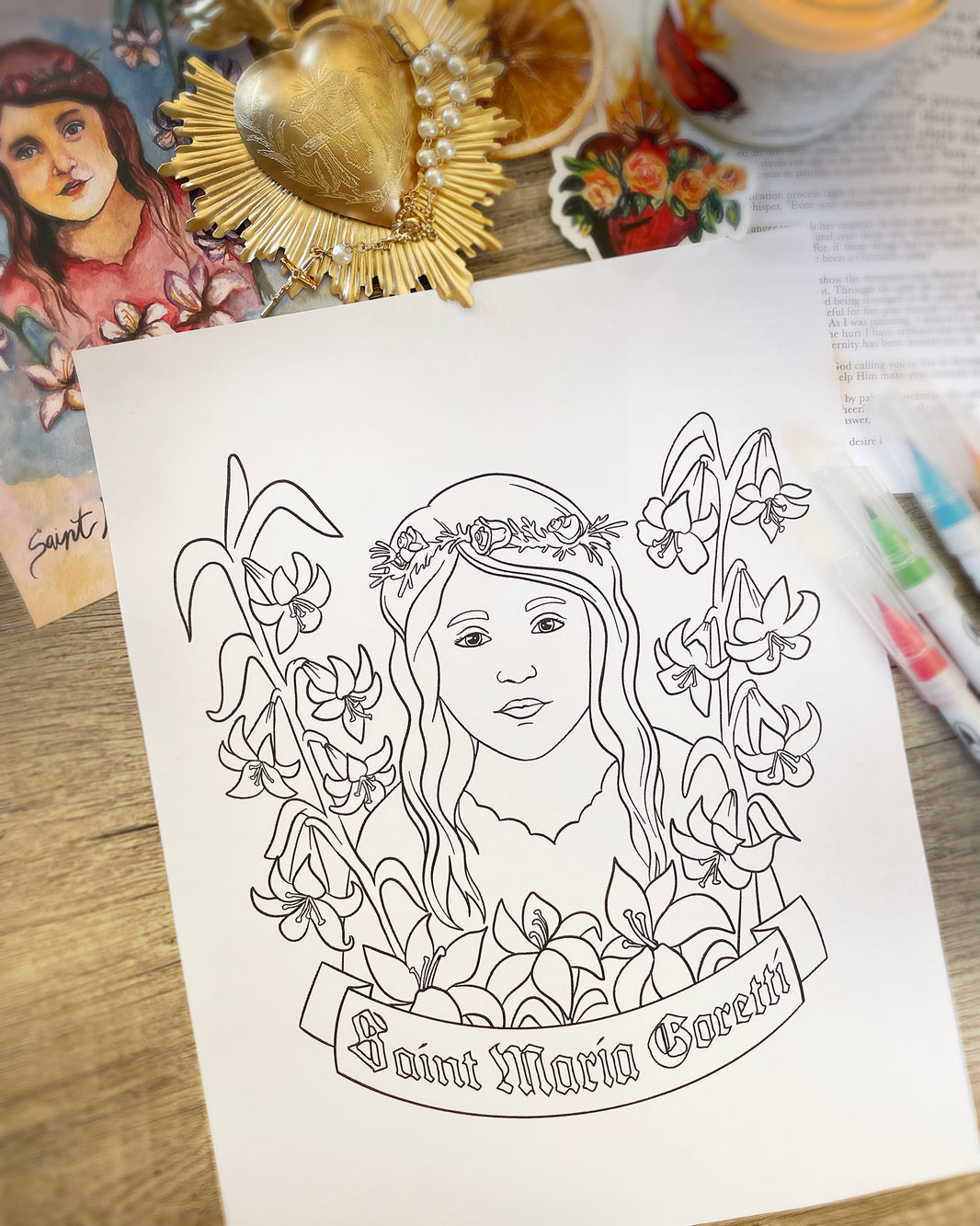 Coloring Pages – Leanne Bowen